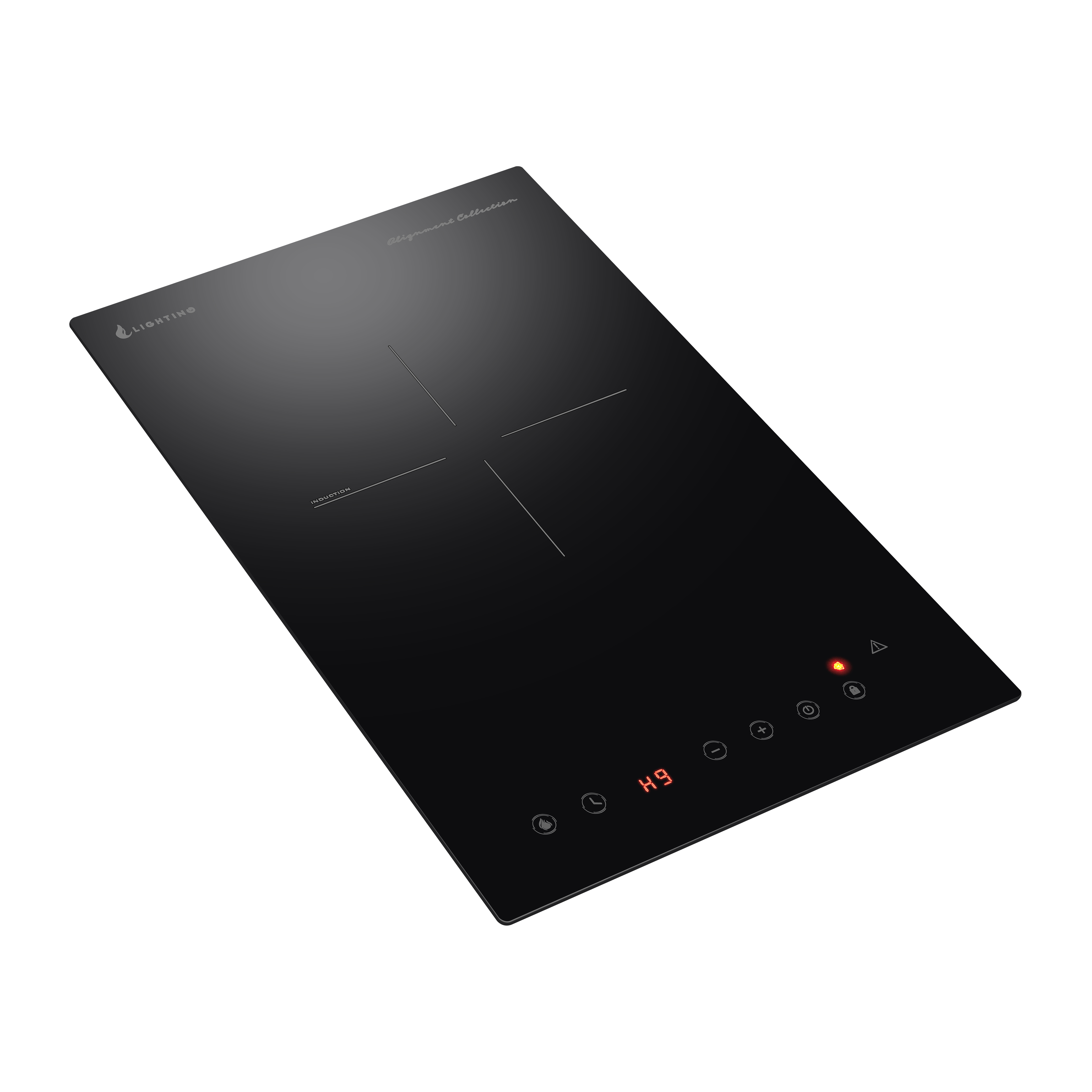 LIGHTING | LGE01CNB Built-in single burner induction cooker | Home