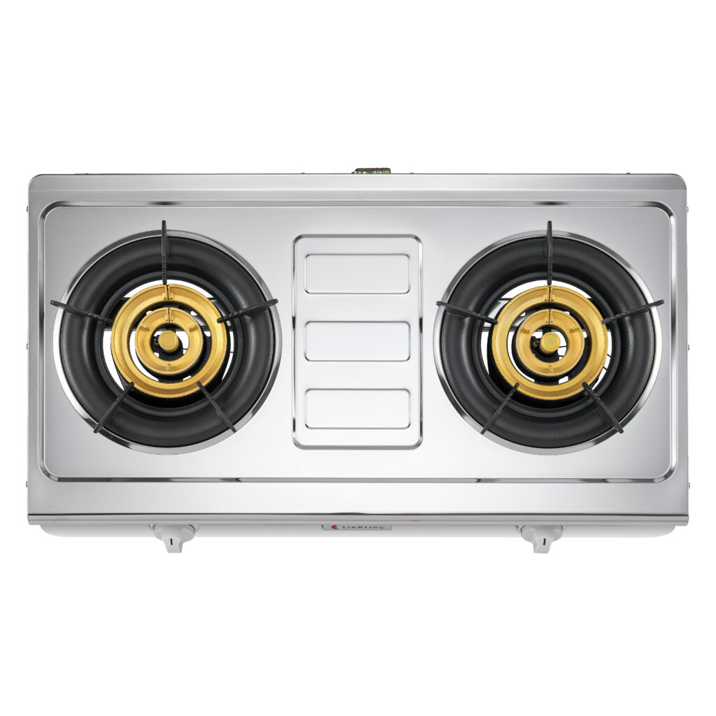 LIGHTING | LGC201CNS-L Table top double burner gas hob (LP Gas) | Home
