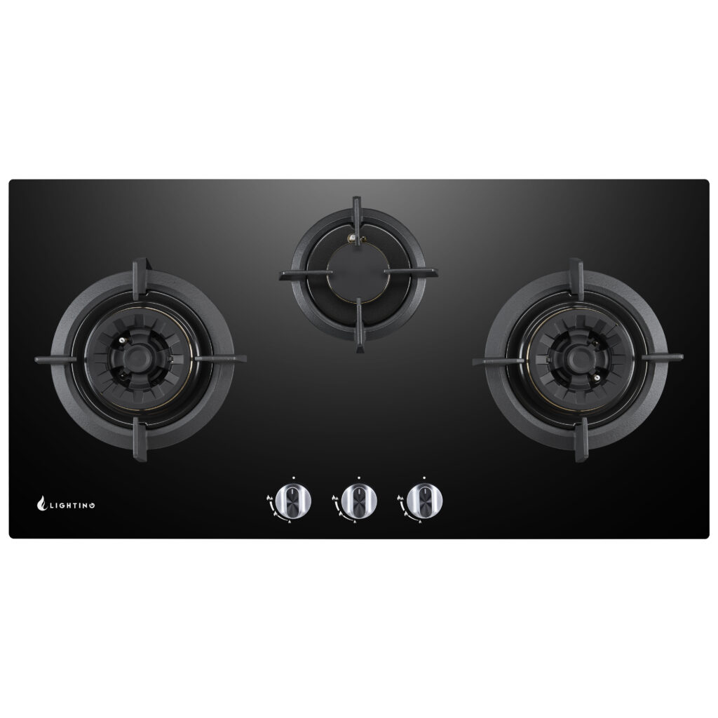 LIGHTING | LGC72CNB-L Built-in three burner gas hob (LP gas) | Home